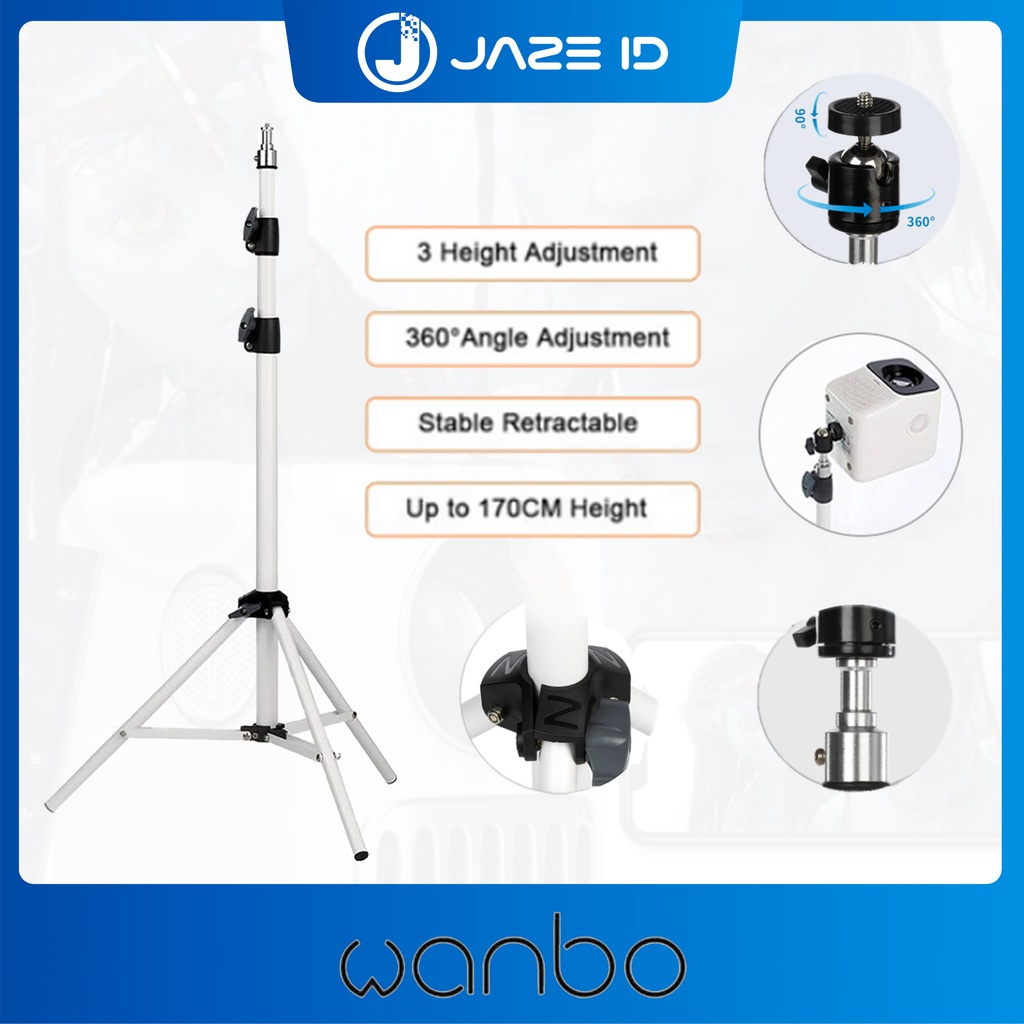 Jual Wanbo Universal Proyektor Tripod Holder Projector Floor Stand ...