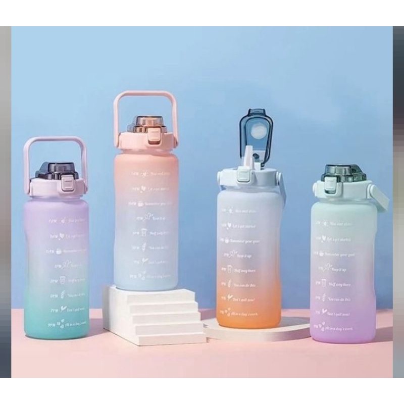 Jual Botol Minum 2 Liter + Striker | Botol Minum Botol Pelangi Botol ...