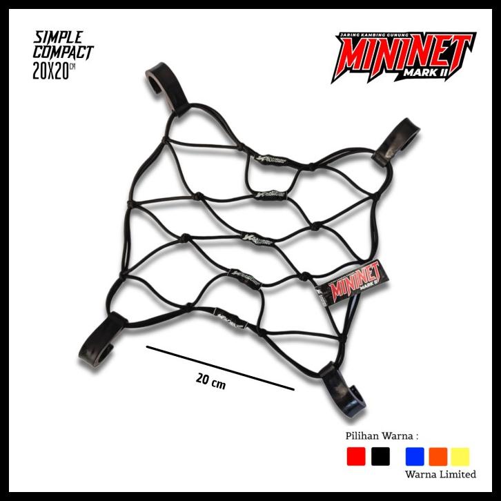 Jual Jaring Kambing Gunung Bagasi Motor Tali Barang Jas Hujan Mini Net ...