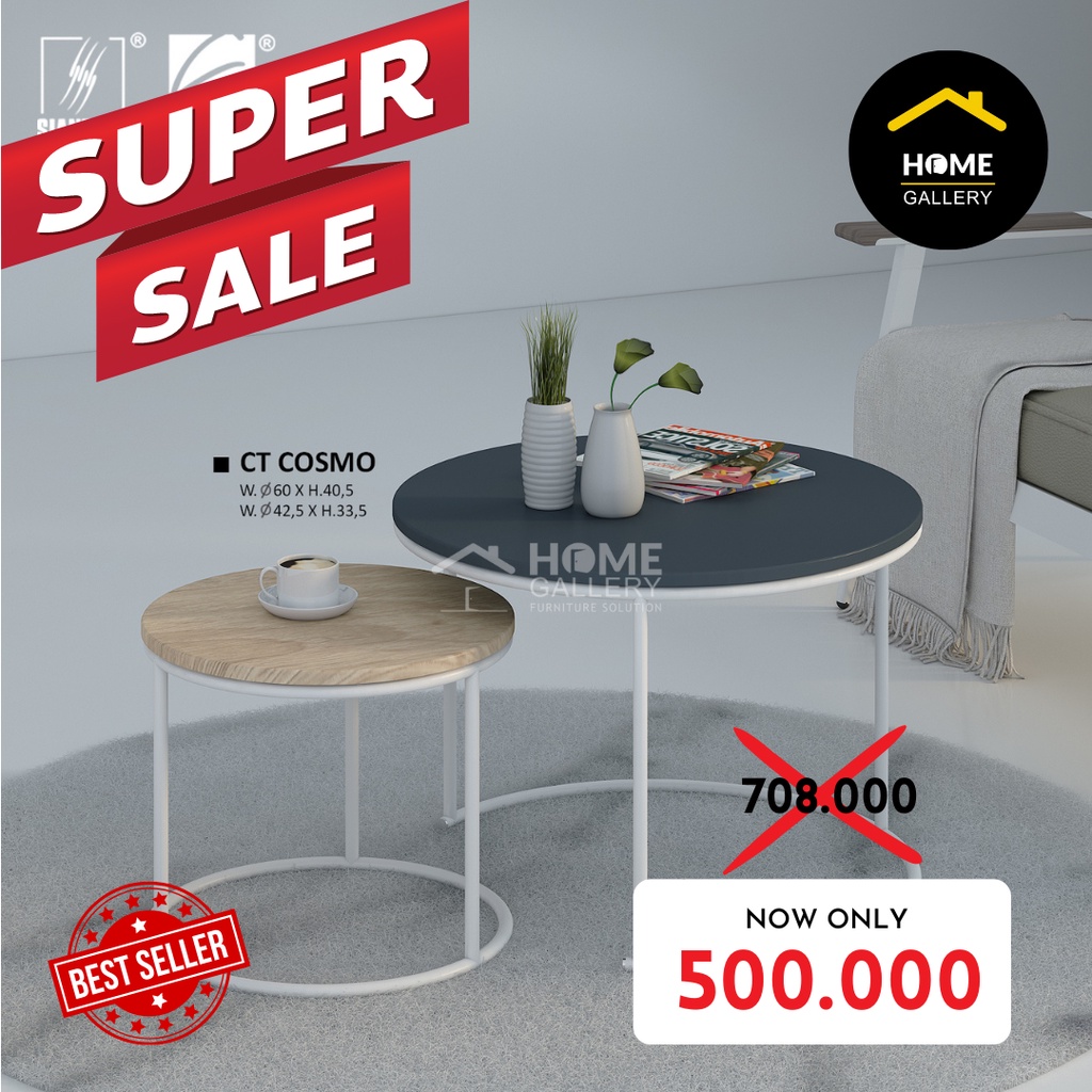 Jual MEJA TAMU CT COSMO (COFFEE TABLE) | Shopee Indonesia