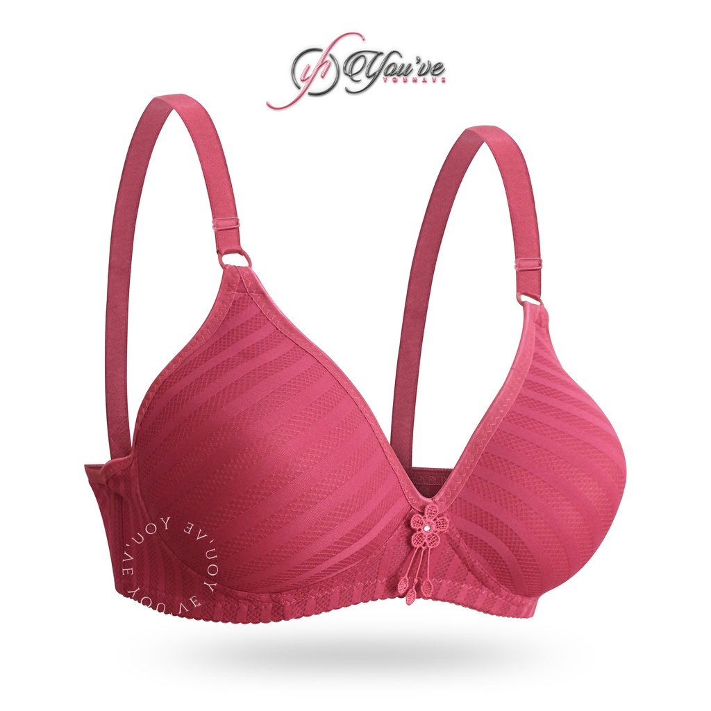 Jual You've ( YouHave ) BH Bra Wanita BH Tanpa Kawat Busa Tipis Motif ...