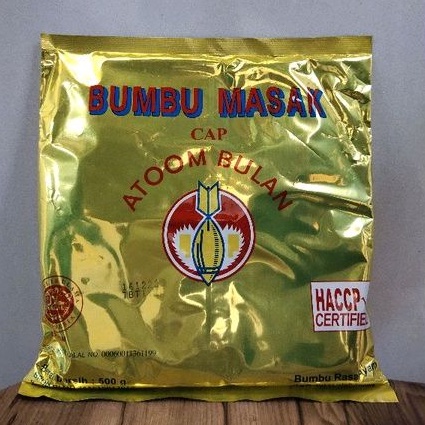 Jual BUMBU MASAK CAP ATOOM BULAN / ATOM BULAN 500 GR | Shopee Indonesia