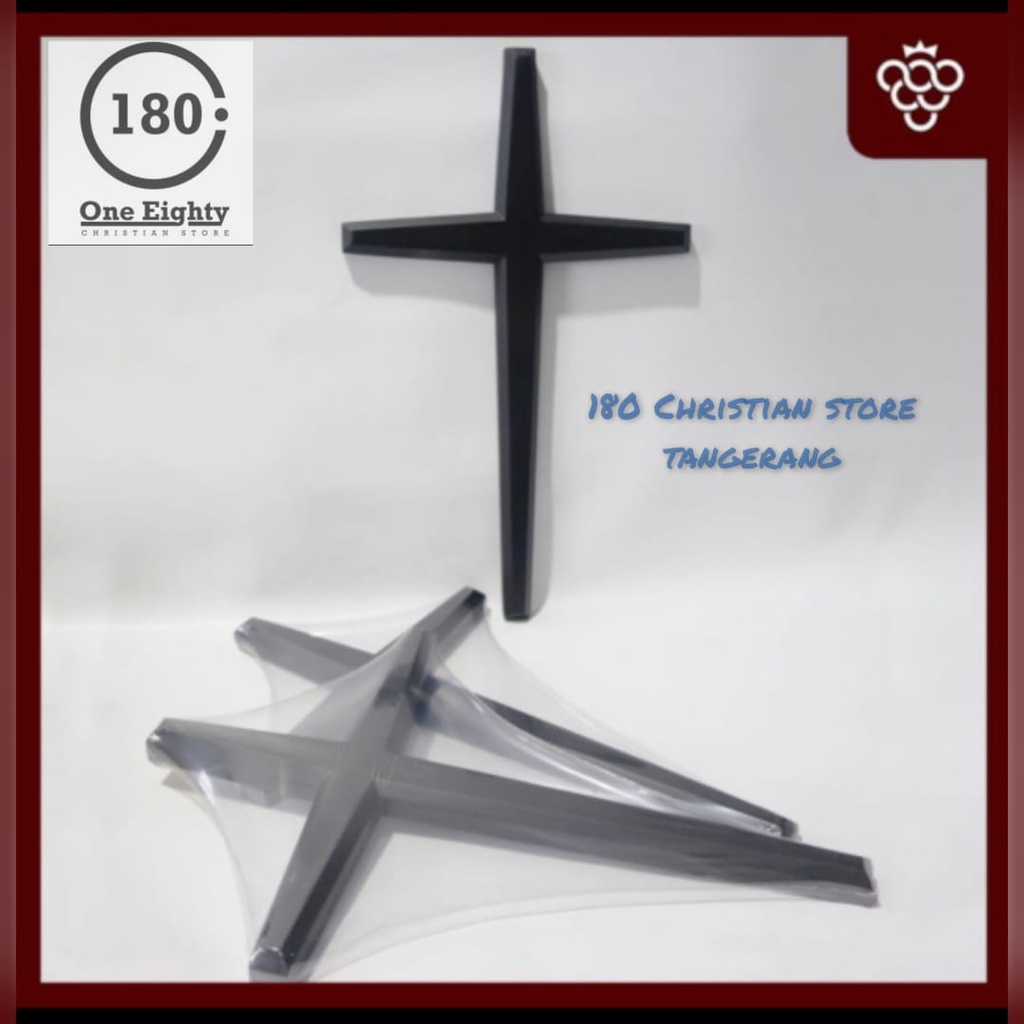 Jual Salib Kayu Polos - Ukuran 40 cm x 24.5cm (Hiasan Dinding) | Shopee ...