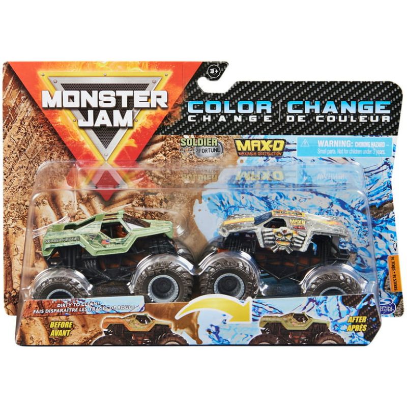 Jual Monster Jam Color Change Soldier Fortune Max D True Metal Diecast ...
