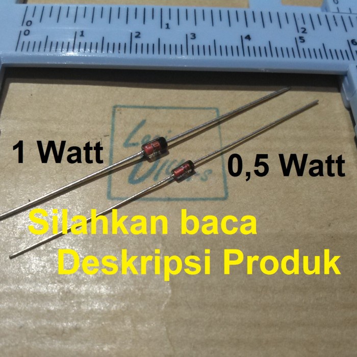 Jual Dioda Zener 1/2 Watt [pilih]. (1 pcs) | Shopee Indonesia