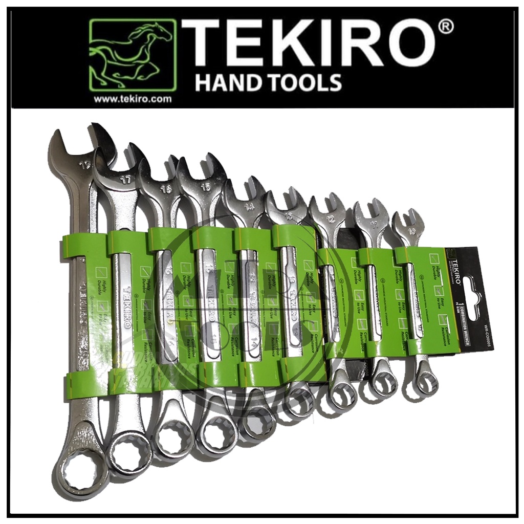 Jual TEKIRO Kunci Ring Pas / Kunci Kombinasi / Combination Wrench ORIGINAL | Shopee Indonesia