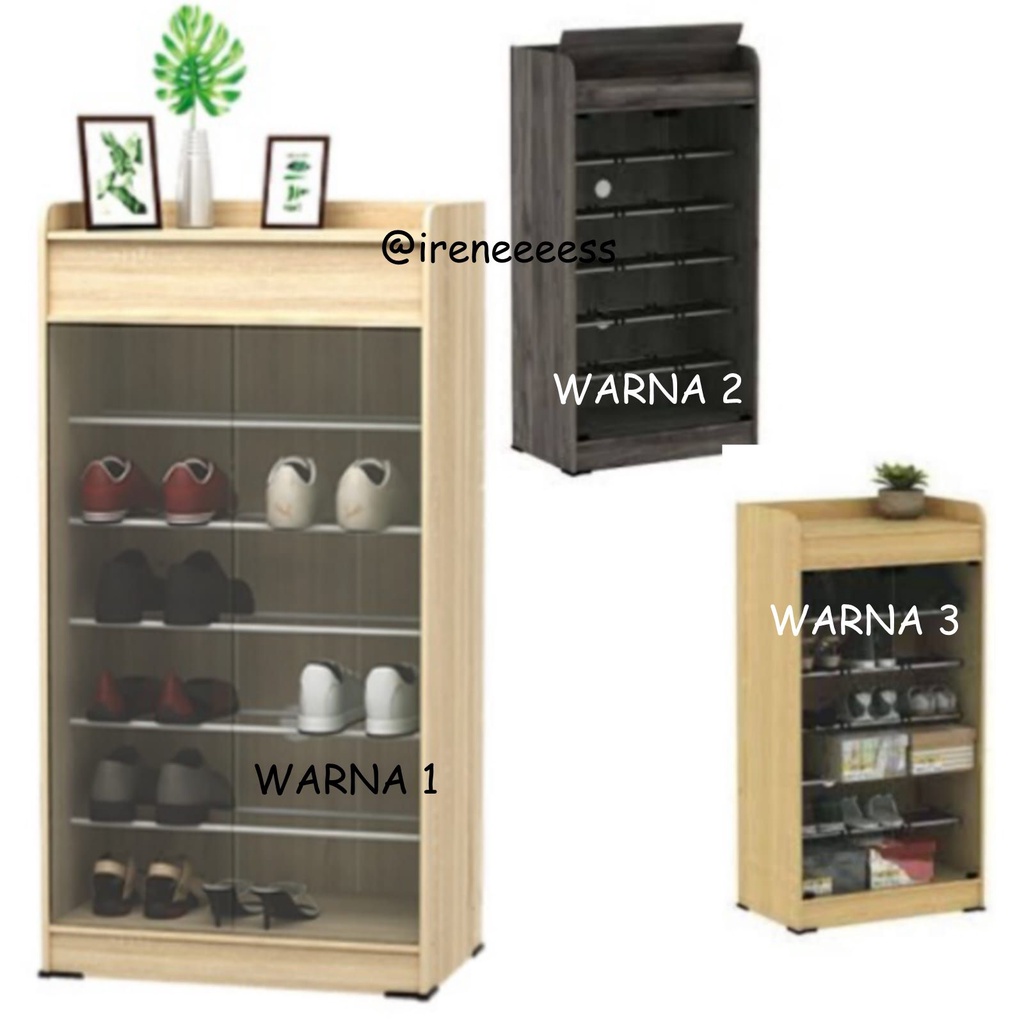 Jual LEMARI SEPATU 3 WARNA PILIHAN / LEMARI RAK SEPATU MINIMALIS SPIN ...
