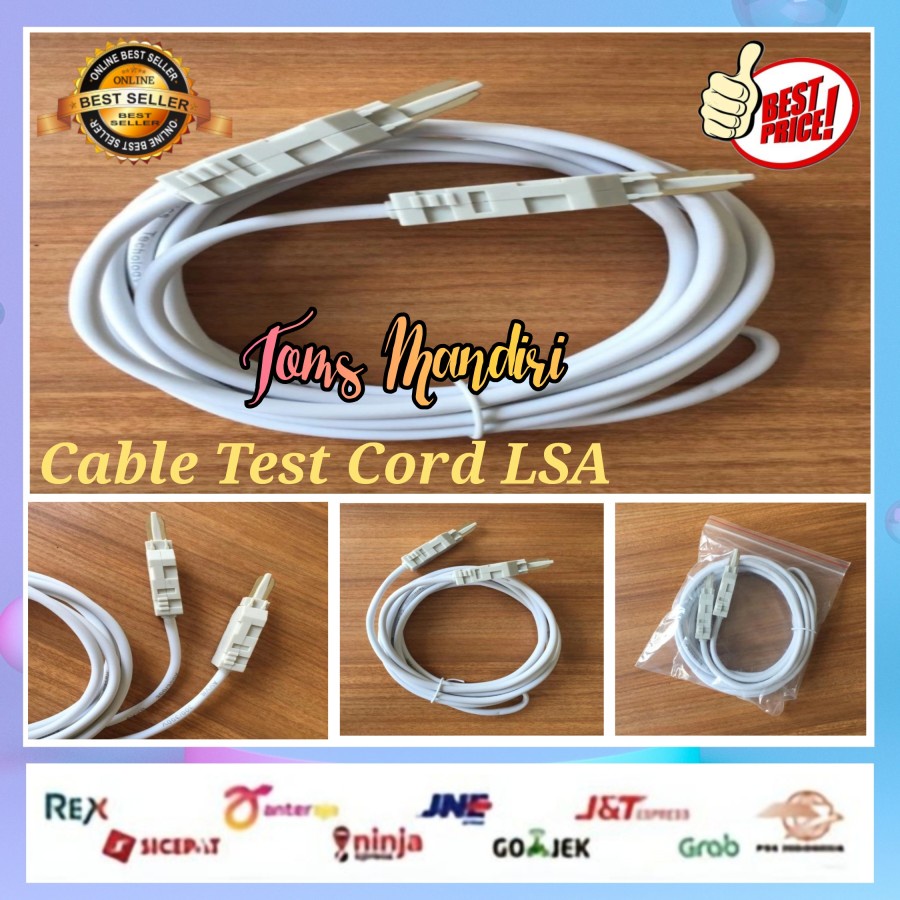 Jual Test Cord LSA Plus Double / 2-Pole Test Cable LSA | Shopee Indonesia