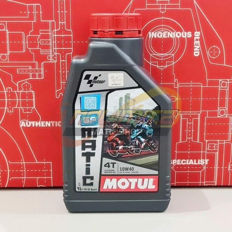 Jual Oli Motor Motul GP Matic 10W-40 1L NMAX XMAX Aerox 155 PCX ADV Beat Vario | Shopee Indonesia