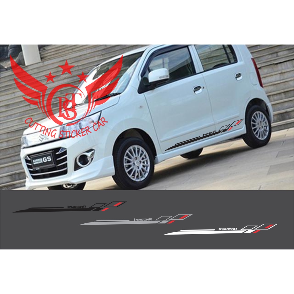 Jual stiker sticker mobil wagon r cutting sticker mobil suzuki wagon r ...