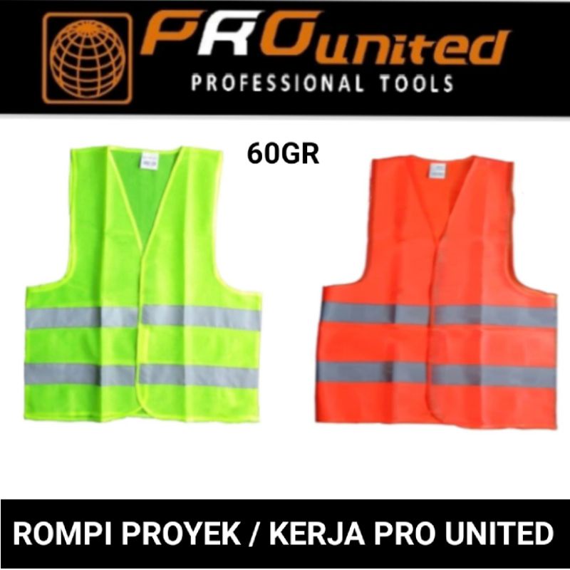 Jual rompi proyek / kerja 60gr pro united best quality product | Shopee ...