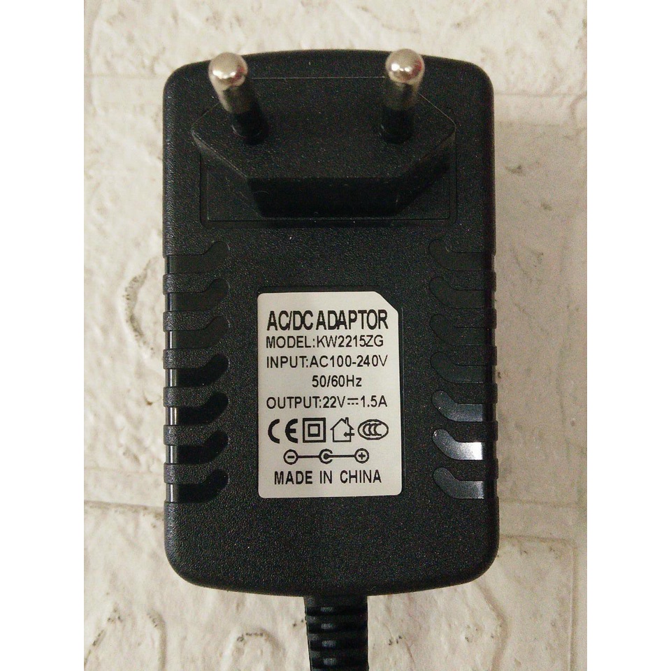 Jual AC/ DC ADAPTOR 22V 1.5A model : KW2215ZG Jek DC 5.5mm X 2.1mm - 2 ...