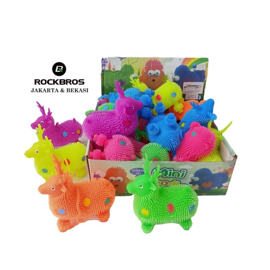 Jual Bola Yoyo LED Deer Rusa Squishy Fidget Toys New Sensory Stress ...