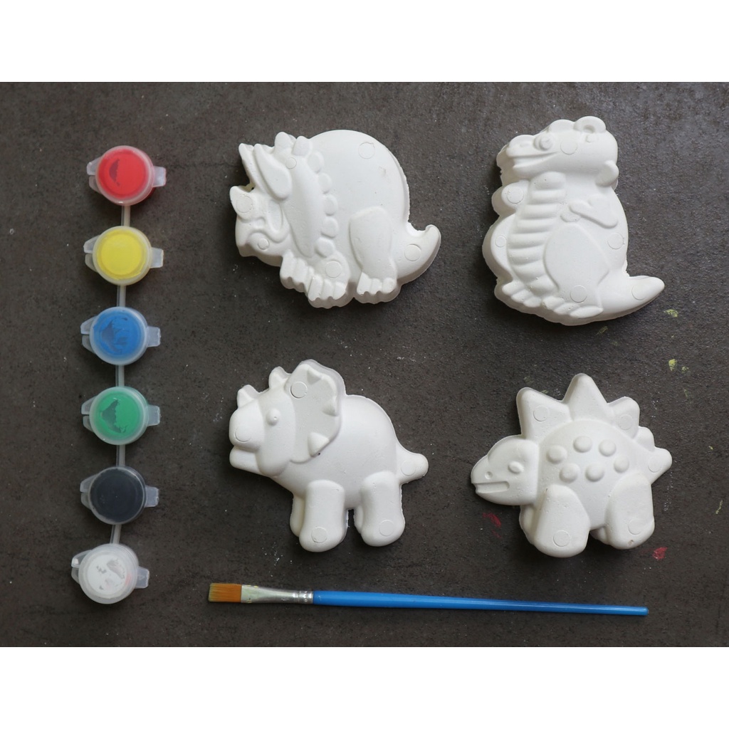 Jual Mainan Edukasi Anak Painting Kit Mewarnai Patung Lukis Gypsum ...