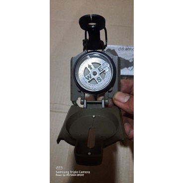 Jual LENSATIC COMPASS PRO BAHAN STELL TAHAN BENTURAN PENGUKUR ARAH DAN ...