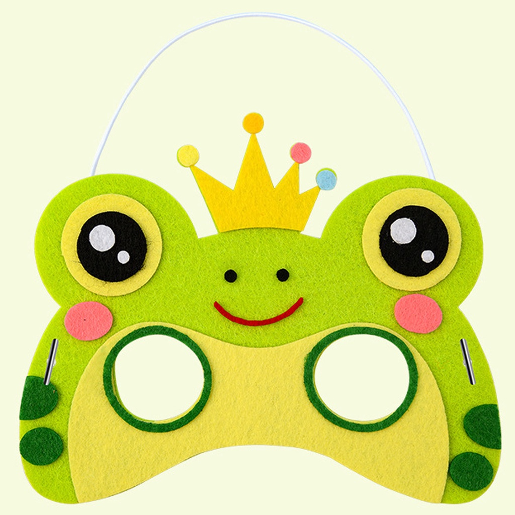 Jual ED84 DIY TOPENG HEWAN BAHAN FLANEL, ANIMAL MASK / MAINAN EDUKASI ...