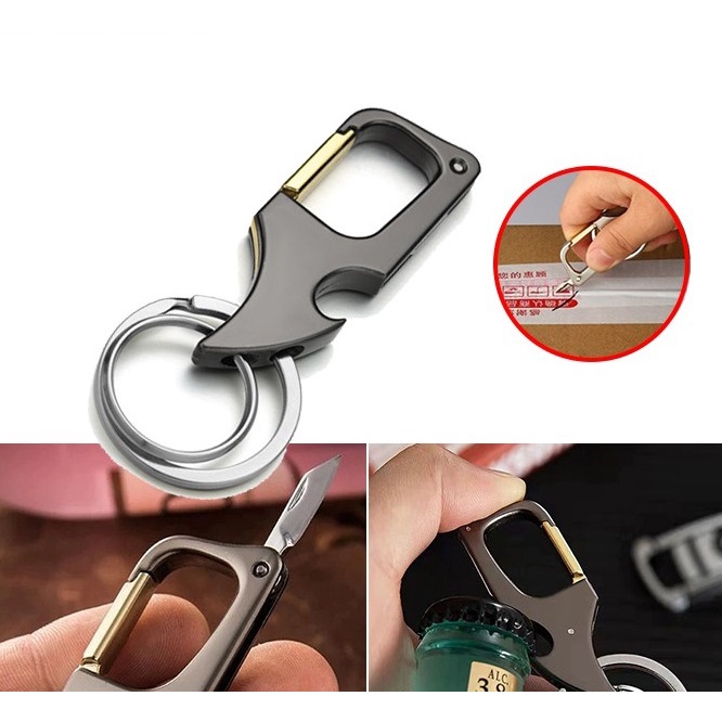 Jual Gantungan Kunci Carabiner 3IN1 Karabiner Keychain Buckle 3 in 1 ...