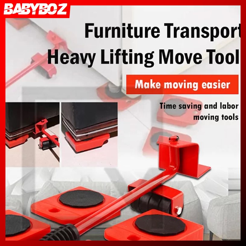 Jual BABYBOZ - Alat BANTU Angkut Furniture Lifter Carrier Wheel Bar ...