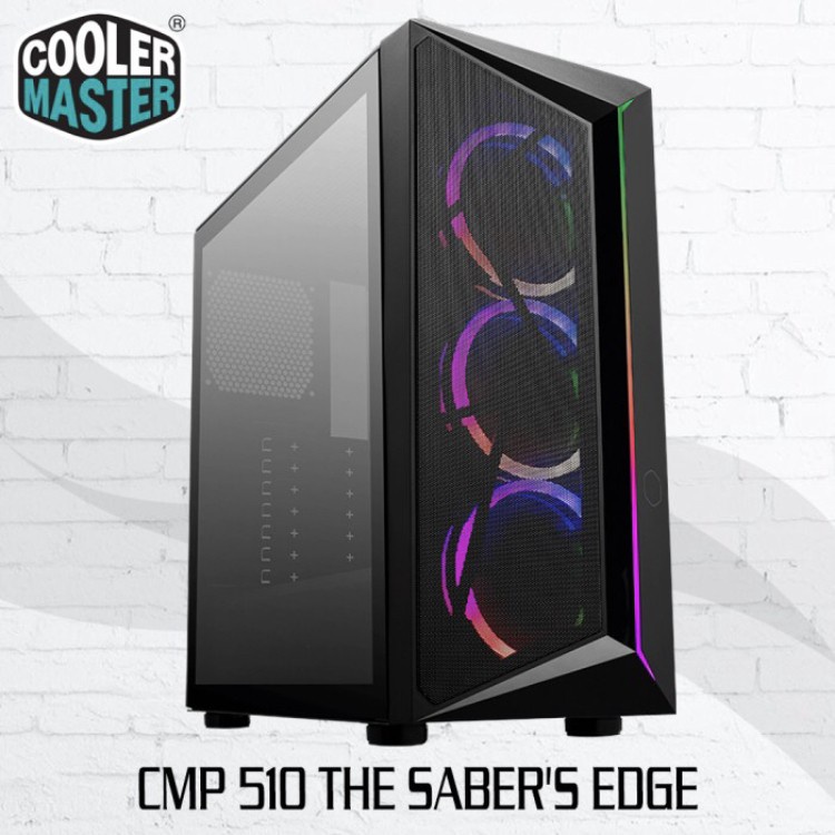 Jual PC Case Gaming Cooler Master CMP 510 - Mid Tower ATX | Shopee ...