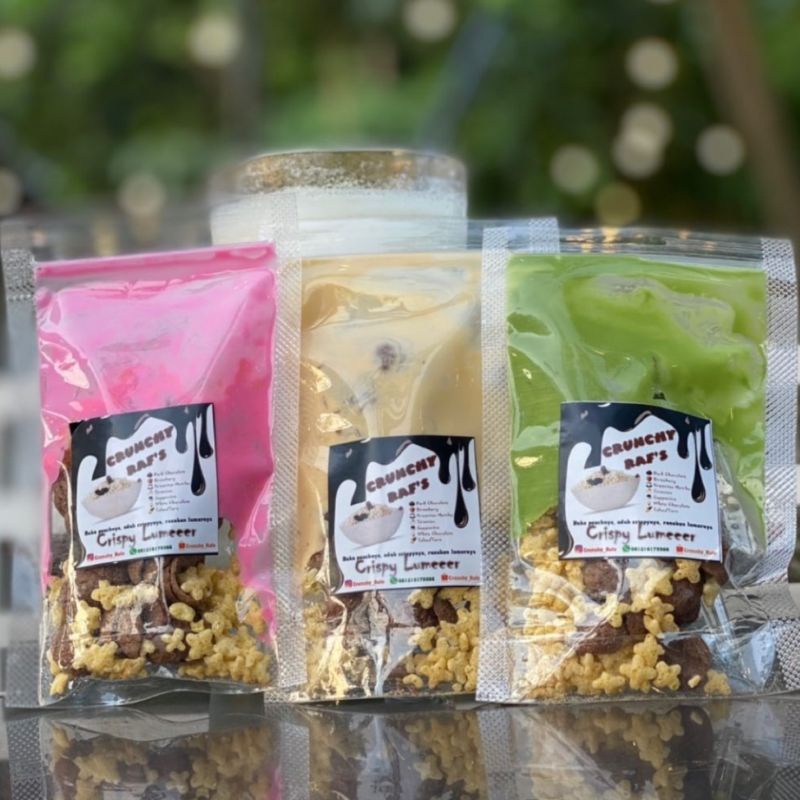 Jual Crunchy Raf's in Pouch / snack viral / choco in jar / choco in ...
