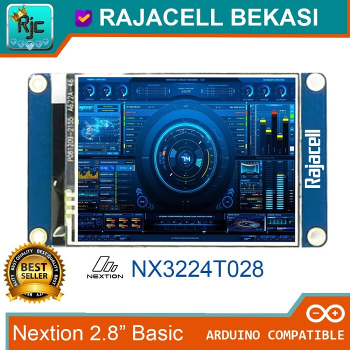 Jual Humi Nextion 2.8" Hmi Uart Lcd Tft + Touchscreen 320X240Px For ...