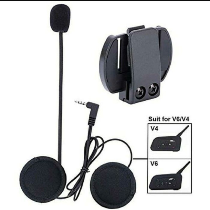 Jual Headset Dan Clampkit Intercom V4/ V6 Pro V4 V6 V6 Pro Ejeas ...