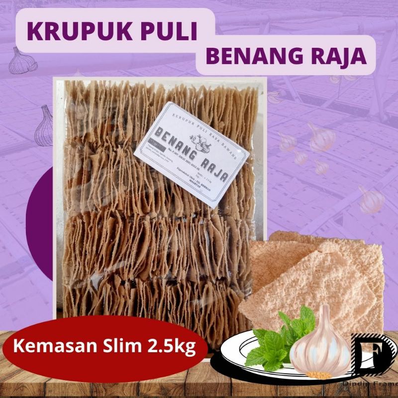 Jual Kerupuk Puli Mentah Slim [1Ball Isi 2.5KG] Kerupuk Gendar Kerupuk ...