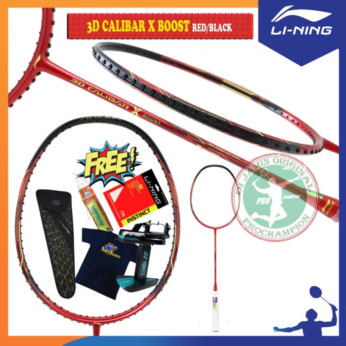 Jual Raket Lining 3D Calibar X Boost Raket Badminton Original | Shopee ...