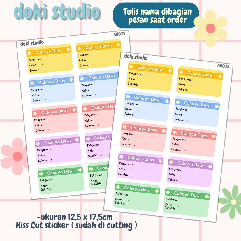 Jual [DOKI] Stiker Dekorasi Lucu / Sticker Journal / Stiker Aesthetic ...