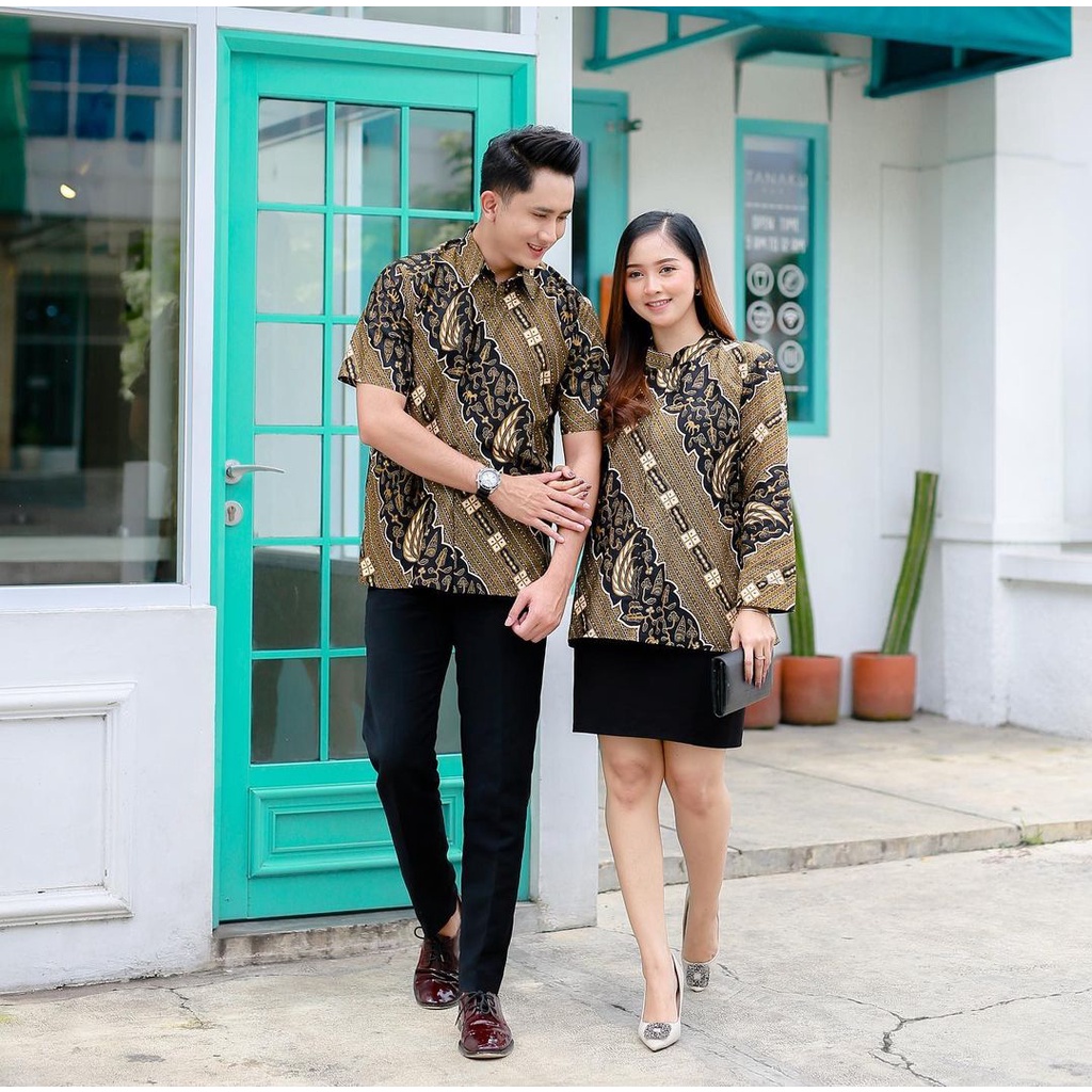 Jual Benang Raja Batik Couple Pria Wanita Motif Sayap Miring | Shopee ...