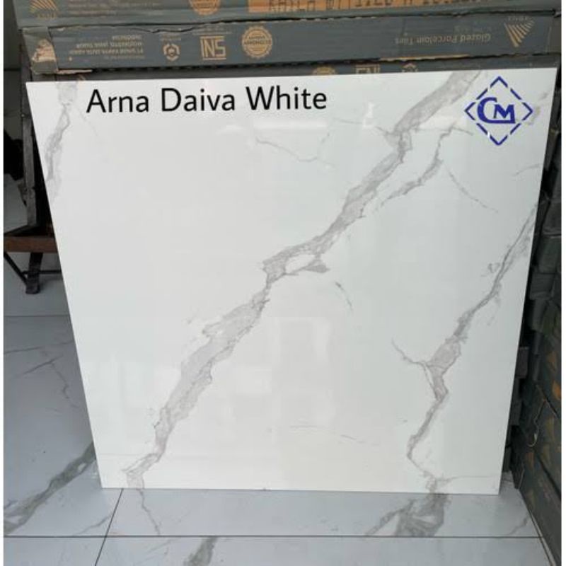 Jual Granit Arna 60x60 daiva white kw 1 | Shopee Indonesia