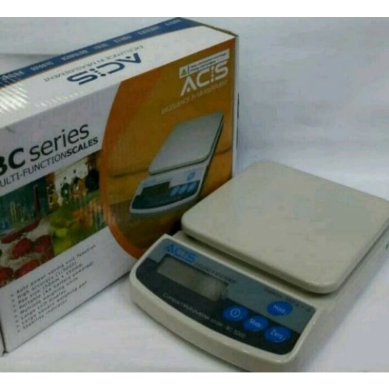 Jual TIMBANGAN DIGITAL ACIS BC 5000 KAPASITAS 5 KG KETELITIAN 1 GR | Shopee Indonesia