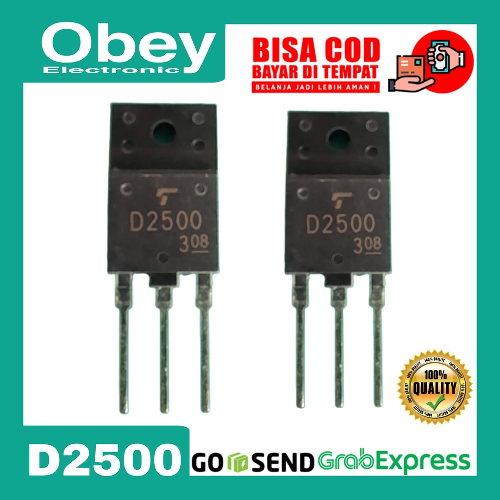 Jual Transistor D2500/D 2500 | Shopee Indonesia