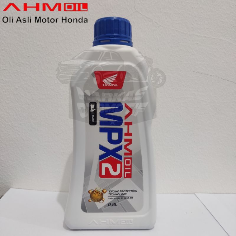 Jual AHM OLI MPX2 10W30 800ML/100%ORIGINAL/OLI MESIN MOTOR MATIC/HONDA ...