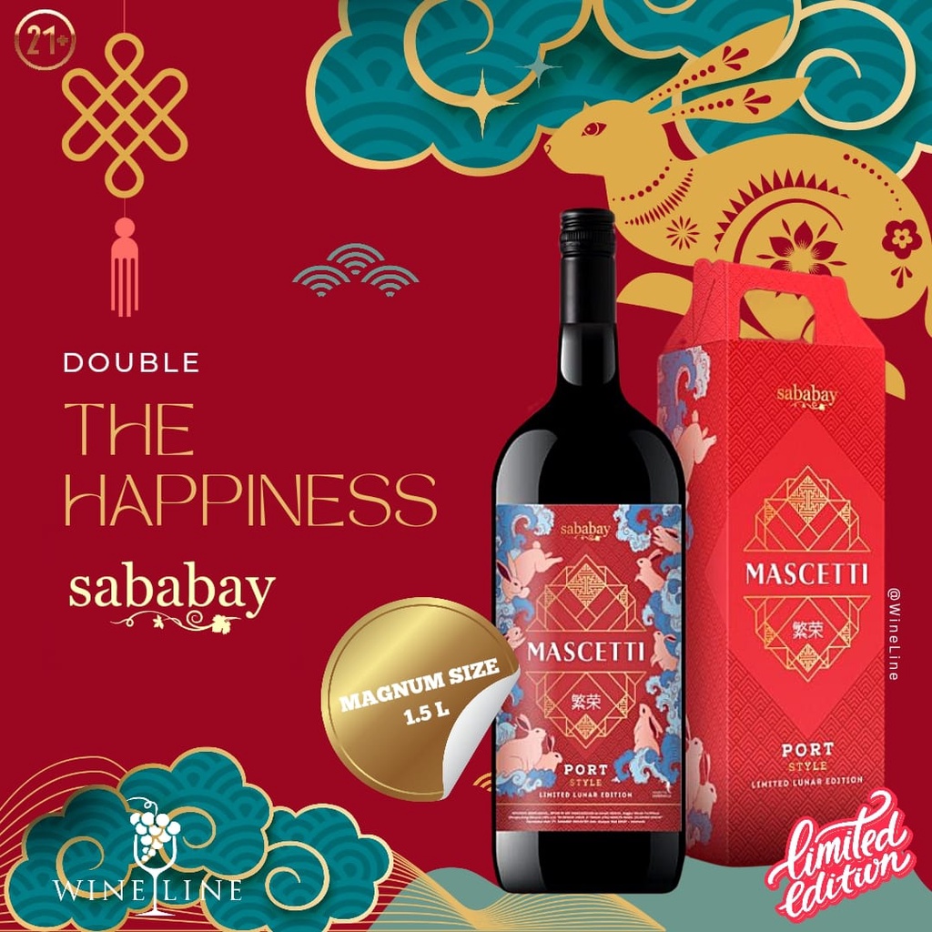 Jual SABABAY MASCETTI 1,5 Liter Lunar New Year 2023 | Shopee Indonesia