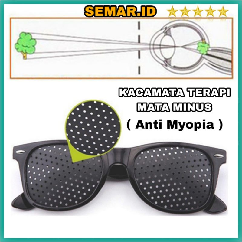 Jual YOOSKE Kacamata Terapi Minus Silinder Anti Myopia Pinhole Glasses ...