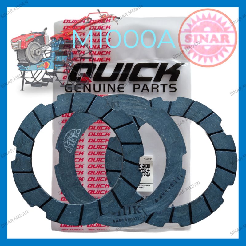 Jual M1000 Cluch Facing Traktor Quick M 1000 A - Zena Kain Klos 3pcs ... Jual M1000 Cluch Facing Traktor Quick M 1000 A - Zena Kain Klos 3pcs ...