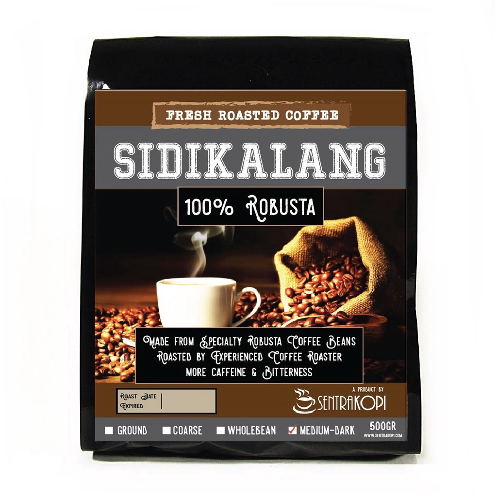 Jual Sentra Kopi Robusta Sidikalang 500 Gram - Bubuk / Biji - Premium ...