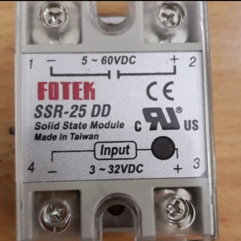 Jual Solid State Relay Fotek SSR 25 - DD /SSR 25 DD 25 Ampere | Shopee Indonesia