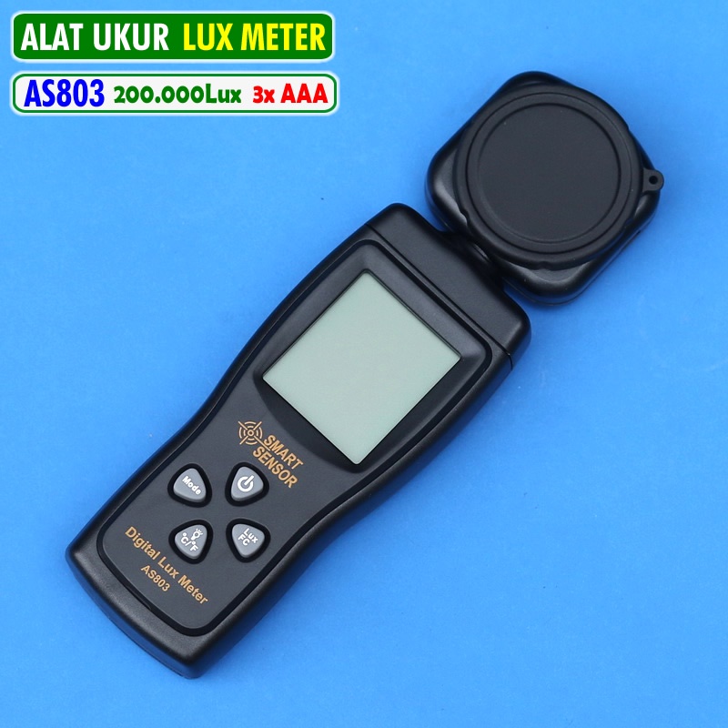 Jual Digital Flux Lux Meter AS803 Alat Ukur Test Intensitas Cahaya ...