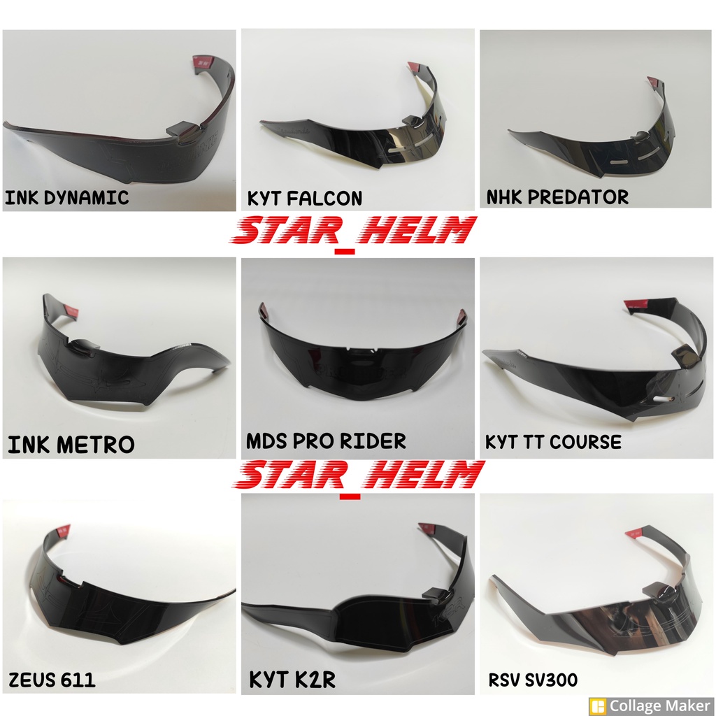 Jual SPOILER HELM TERLENGKAP!!! | Shopee Indonesia