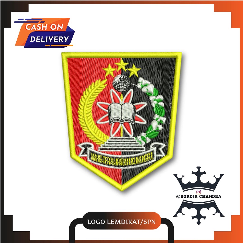 Jual LOGO SPN - LEMDIKLAT - LEMDIK - SPN POLRI - SETUKPA TIMBUL 3D ...