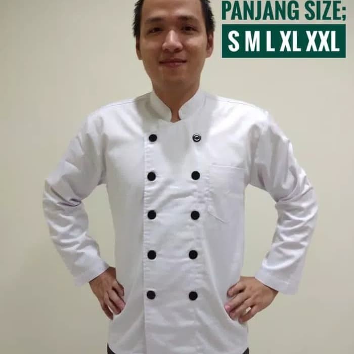 Jual Seragam Koki Preorder Baju Chef Lengan Panjang Xxxl | Shopee Indonesia