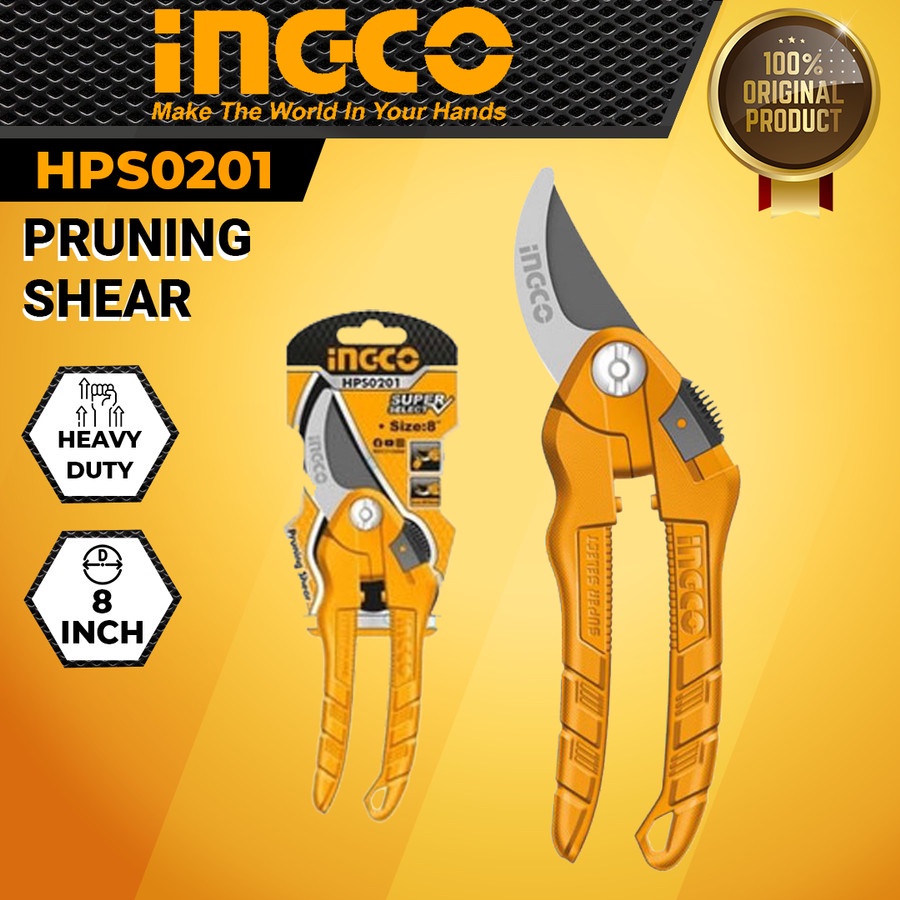 Jual Tang Potong INGCO HPS0201 8 Inch Pruning saw Gunting Potong Dahan ...