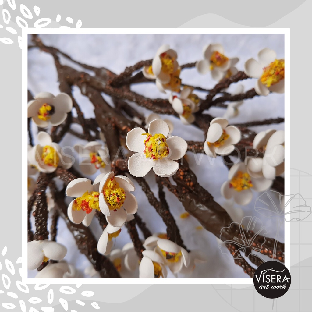 Jual Premium Eva Foam Sakura Cherry Blossom New Year Ornament Ornamen ...