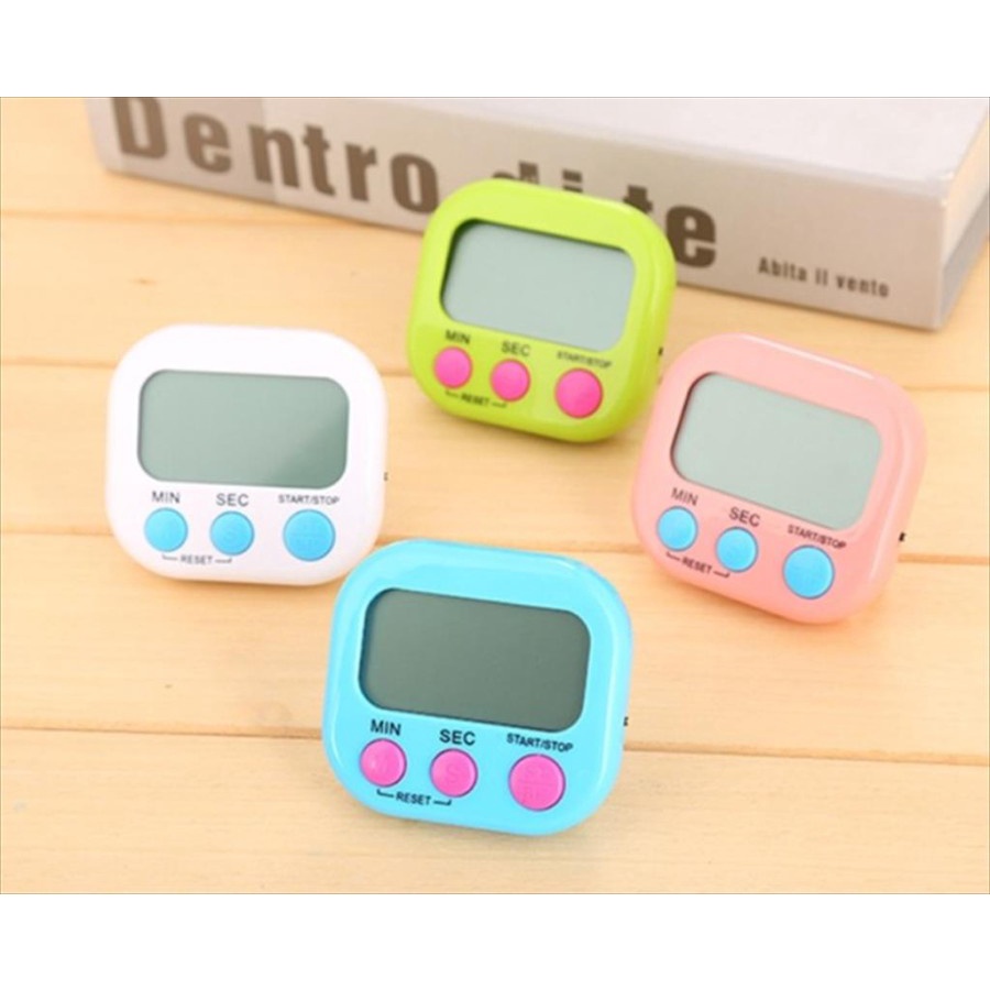 Jual Alarm Timer Masak Kotak Dapur Mini Digital Stopwatch Kitchen