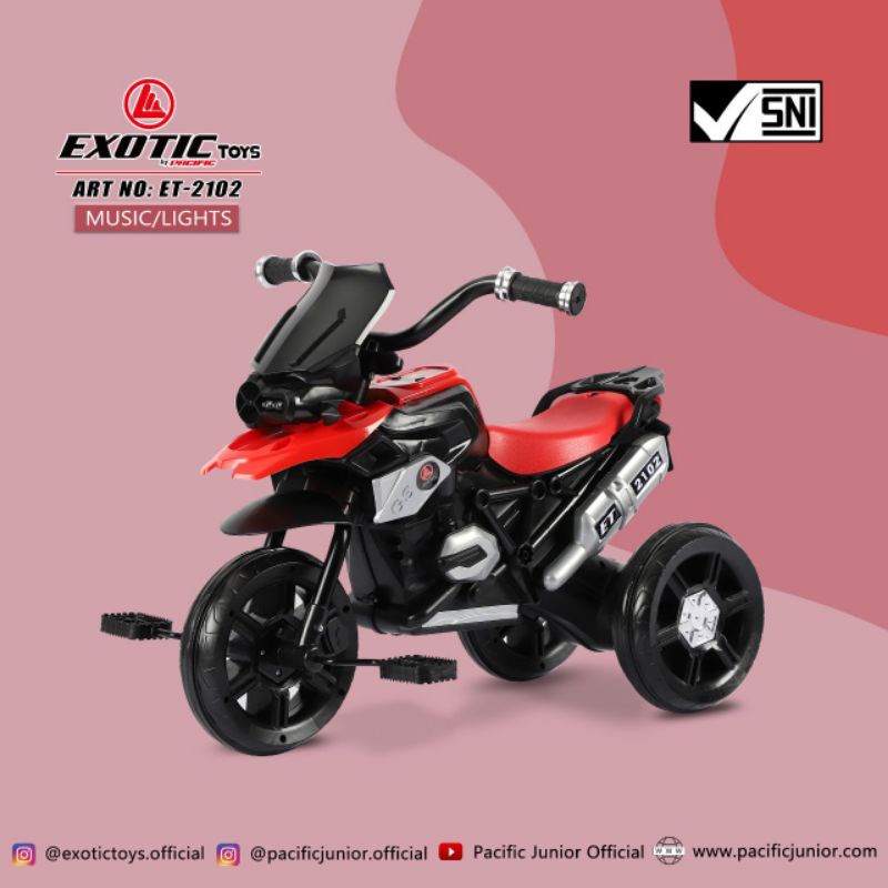 Jual MAINAN ANAK SEPEDA RODA TIGA ADA MUSIC DAN LAMPU / MODEL BMW ...