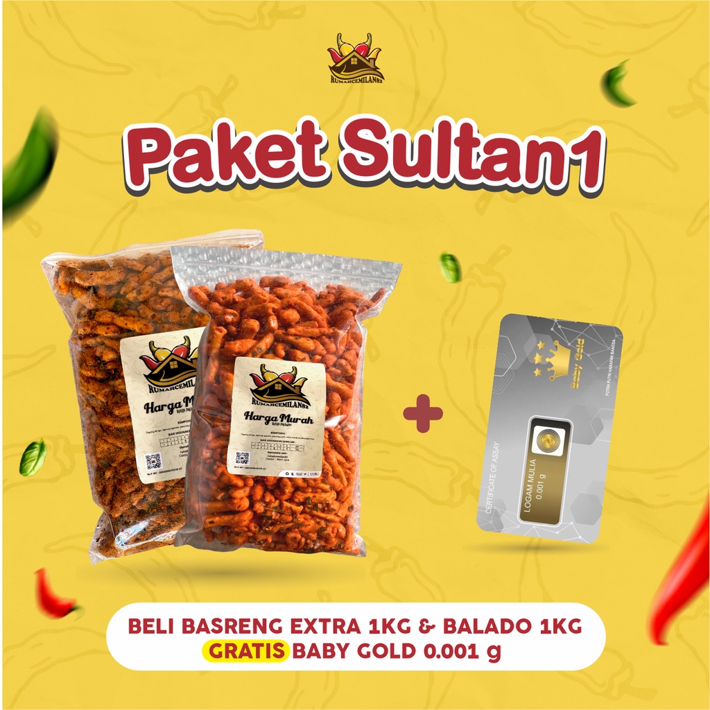 Jual PAKET SULTAN 1 ( BASRENG EXTRA + BASRENG BALADO 1)(FREE LOGAM ...