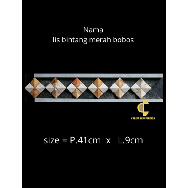 Jual lis dinding batu alam model bunga | Shopee Indonesia