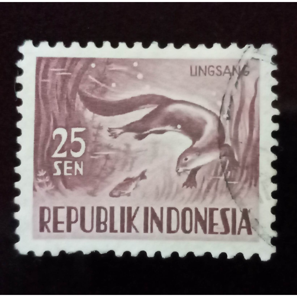Jual Perangko Indonesia 25 Sen Tahun 1956 Lingsang | Shopee Indonesia